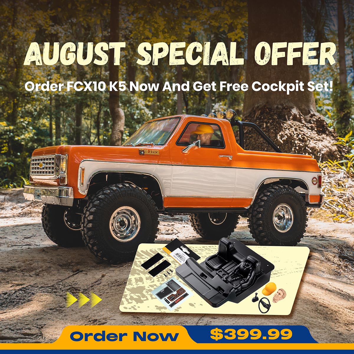 FMS 1:10 FCX10 Chevrolet K5 Blazer RS – FMS Model