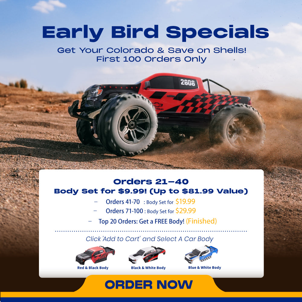 FMS 1:10 FMT10 Brushless Chevrolet Colorado Basher RS 4WD